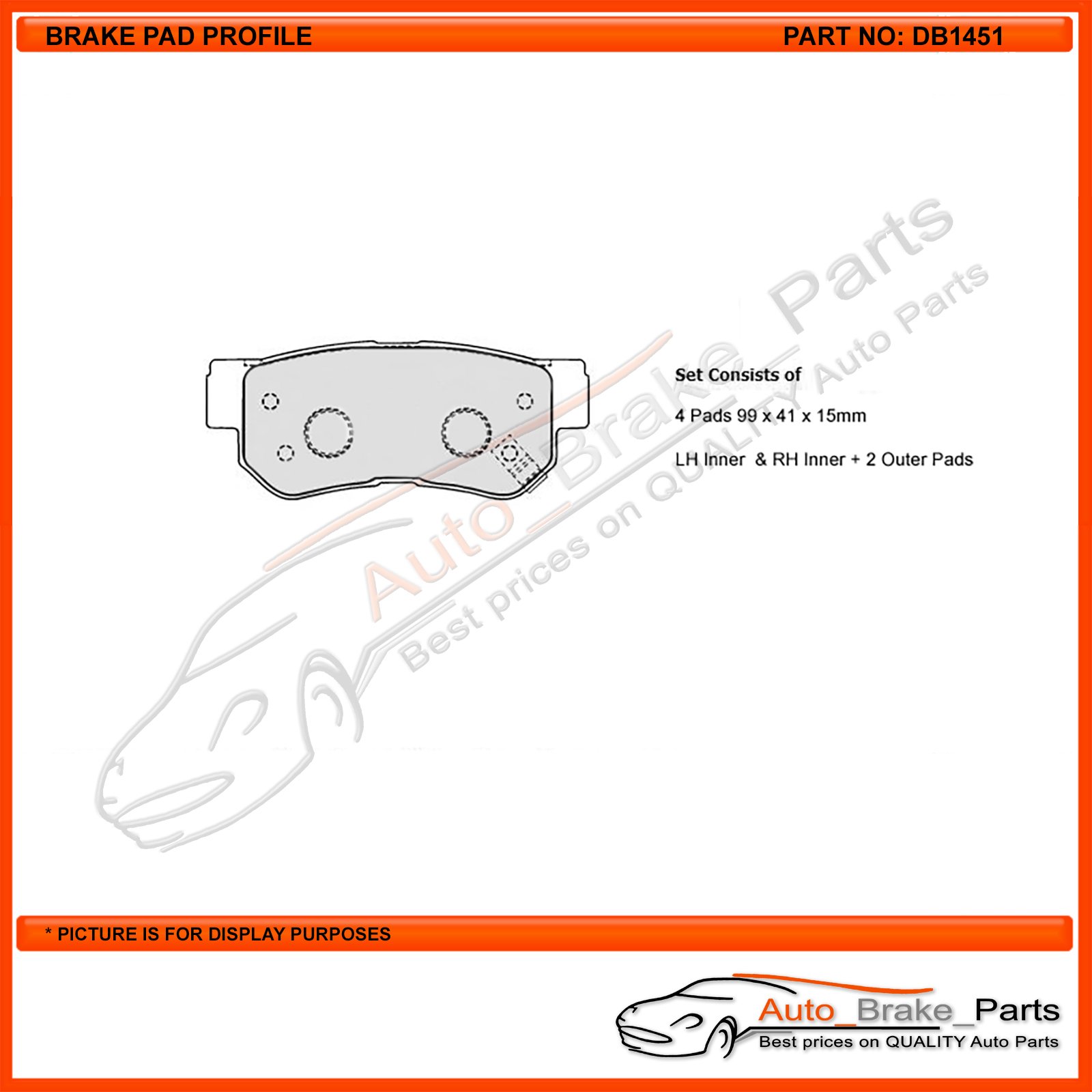 Protex Ultra Rear Brake Pads for REXTON RX290 Y200 2.9L OM662.925 ...