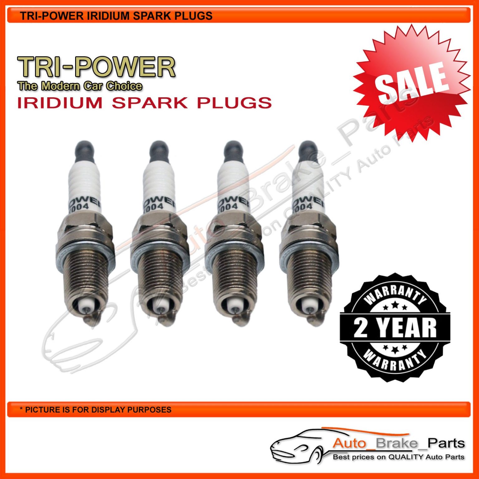 Iridium Spark Plugs for MITSUBISHI Triton MK, II, III 2.4L - TPX001 ...